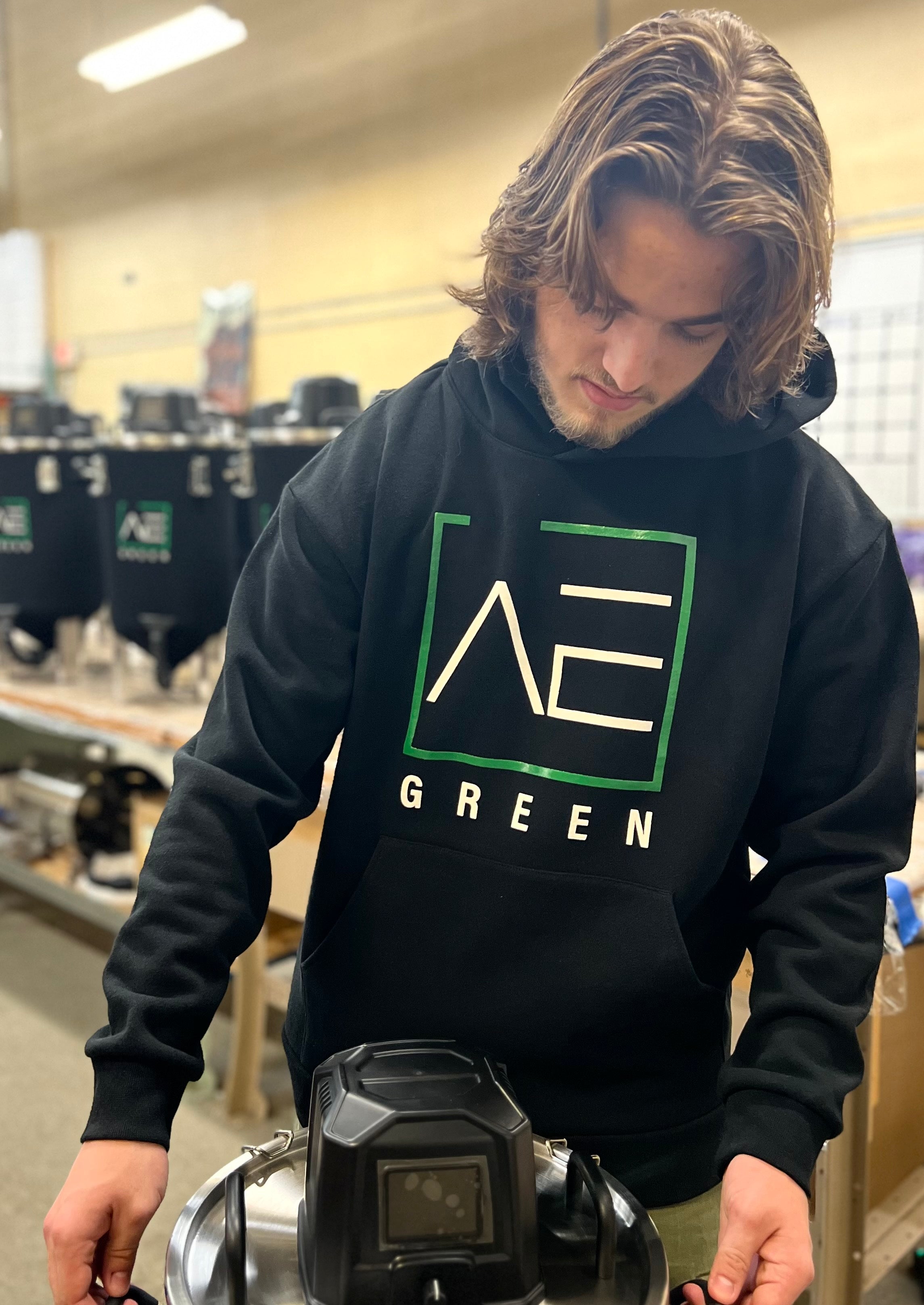 AEG Cold Room Hoodie – Aether Green